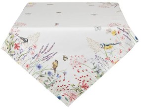Čtvercový ubrus z bavlny So Floral – 150x150 cm