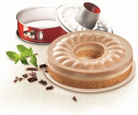 Tefal - Rozkládací forma Savarin DELIBAKE 27 cm červená
