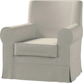 Potah na křeslo IKEA Ektorp Jennylund barva béžová látka pletený vzor