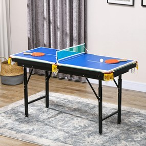 SPORTNOW multigame herní stůl 2v1 multifunkční stůl na stolní tenis a kulečník pro děti a dospělé, ocel 140x63x60-80cm, zelený