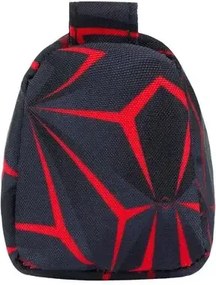 BAAGL Studentské pouzdro Red Polygon / 21×7x7 cm