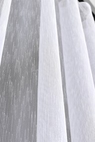 Záclona markizeta, Polaris s leskem a s olůvkem metráž, bílá 220 cm