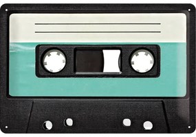 Postershop Plechová cedule - Retro Cassette 20x30 cm