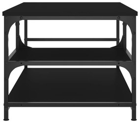 Konferenční stolek černý 90 x 49 x 40 cm kompozitní dřevo - Default Title