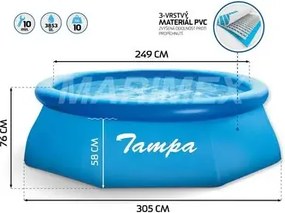 Marimex bazén Tampa 3.05 x 0.76 m + KF včetně přísl.