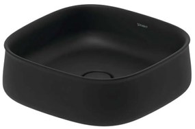 Duravit Zencha - Umyvadlo na desku 42x42 cm, bez přepadu, DuraCeram, antracit mat 2373421379