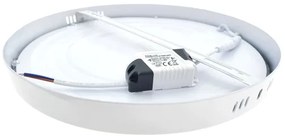 LED Stropní svítidlo LED/24W/230V 4200K pr. 28,5 cm bílá