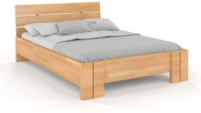 Buková postel s úložným prostorem - Arhus   , Buk přírodní, 120x200 cm