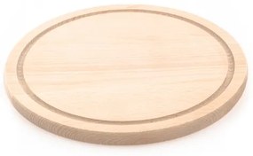 KOLIMAX - české nerezové nádobí Dřevěné kuchyňské prkénko KOLIMAX - kulaté, 25 x 1,6 cm