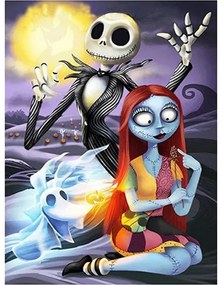 783875 NORIMPEX 5D Diamantová mozaika - Předvánoční noční můra