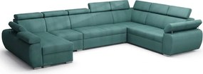 Sedací souprava BASTON | 170x390x260 cm | rozkládací + 2x úložný prostor | VÝBĚR TKANIN
