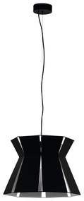 Závěsné světlo Valecrosia, černá, Ø 42 cm