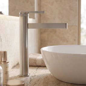 Rea, Koupelnová baterie Rea Grace Brush Nickel High, REA-B8943