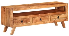 TV stolek 110 x 30 x 40 cm masivní akáciové dřevo 337065