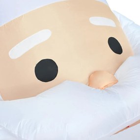 Nafukovací santa claus s LED vánoční dekorace IP44 4,5 m 289301
