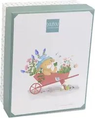 Doudou Dárková sada Plyšová kravička Aneth s chrastítkem 21 cm / od 0