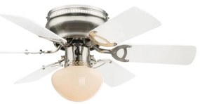 GLOBO 0307W - Stropní ventilátor UGO 1xE27/60W/230V 0307W