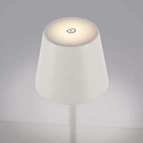 LD 19252-16 LED bateriové svítidlo bílé, stojací a stolní lampa, dotykový stmívač, IP54 pro venkovní použití 3000K - JUST LIGHT