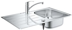 Grohe - Set dřezu K200 a baterie Eurosmart, kartáčovaná nerez/chrom 31565SD1