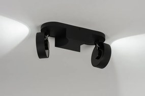 Stropní designové LED svítidlo do chodby AV Black II