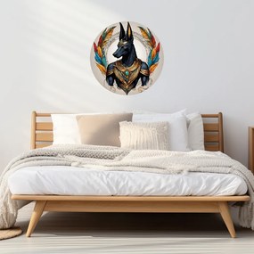 PIPPER. Kruhová samolepka na zeď "Anubis" Velikost: 100cm