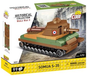 Cobi 3093 francouzský tank somua s-35, 1:72