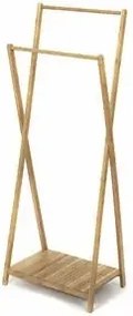 Compactor Stender Bamboo Bambusový věšák na oblečení - dvojitý / 60 x
