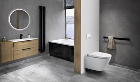 Sapho Veen Clean závěsné WC 37 x 30 x 59,3 cm s integrovaným elektronickým bidetem bílá VE421