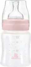 KikkaBoo Kojenecká láhev 120ml 0m+ Hippo Dreams Pink