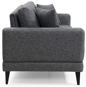 Hanah Home Třímístná pohovka NORDIC šedá 560ARE1307