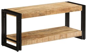 TV stolek 90 x 30 x 40 cm masivní mangovníkové dřevo 247808