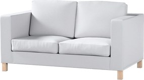 Potah na pohovku IKEA Karlanda 2-místná, krátký barva bílá látka pletený vzor
