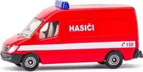 SIKU česká verze - hasiči dodávka