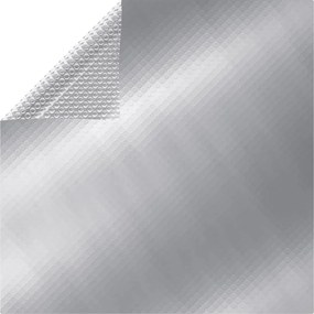 vidaXL Obdélníkový kryt na bazén 800 x 500 cm PE stříbrný [93103]