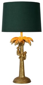 Lucide 10505/81/02 - Stolní lampa COCONUT 1xE27/60W/230V zlatá/zelená