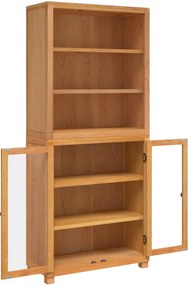 Sada úložného nábytku s policí 2 ks Přírodní 80 x 35 x 185 cm 3328624