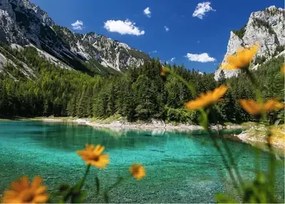 Ravensburger Puzzle Zelené jezero, Tragöß, Rakousko / 1000 dílků / od