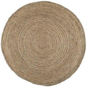 IB Laursen Jutový koberec ROUND NATURAL 120 cm
