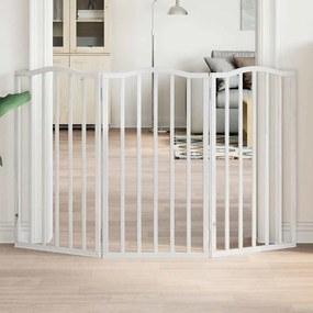 vidaXL Zábrana pro psy skládací 3 panely 150 cm topolové dřevo [352230] Barva: hnědý dub