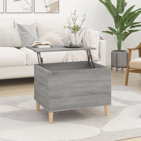 Konferenční stolek šedý sonoma 60x44,5x45 cm kompozitní dřevo