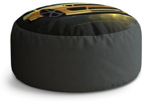 Sablio Taburet Circle Chevrolet Camaro Pruhy: 38x48 cm