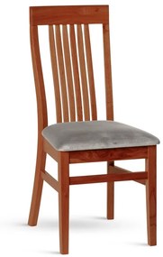 Jídelní dřevěná židle TAKUNA — masiv buk, látka, více barev