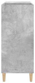 Skříňka na LP desky betonově šedá 84,5x38x89cm kompozitní dřevo