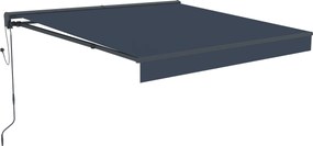 Elektrická markýza BestBerg BBSU-E295CG / 295 x 250 cm / šedá