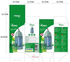 Elektrický lapač hmyzu Ardes ZAK 4W Green