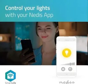 Nedis Smart LED žárovka GU10 / LED žárovka / GU10 / 330 lm / 4,5 W