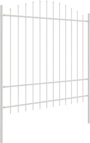 Zahradní plot WOERDEN 4 ks 170 x 215 cm Práškově lakovaná ocel 3360152