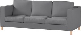 Potah na pohovku IKEA Karlanda 3-místná nerozkládací, krátký barva šedá látka pletený vzor