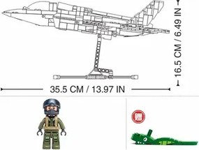 Sluban Model Bricks M38-B1361 Stíhací letoun F-35BS 1:44 / LEGO - komp