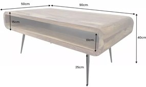 Massive home | Konferenční stolek ALPHA 90 CM masiv sheesham